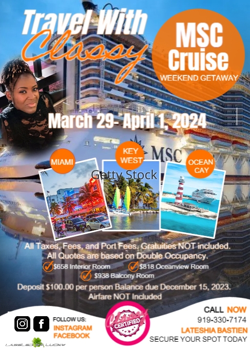 MSC Cruise | PosterMyWall