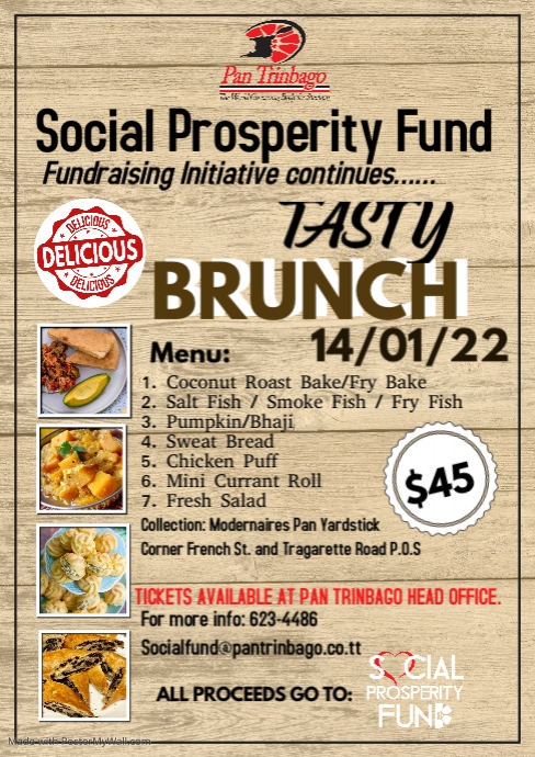 Copy of Sunday Brunch Buffet Breakfast Flyer Poster Restaurant ...