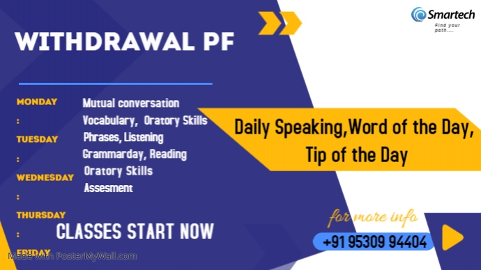 Copy of Copy of Online Classes Twitter Post | PosterMyWall