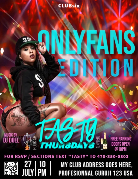 friday night club bar party flyer poster temp | PosterMyWall