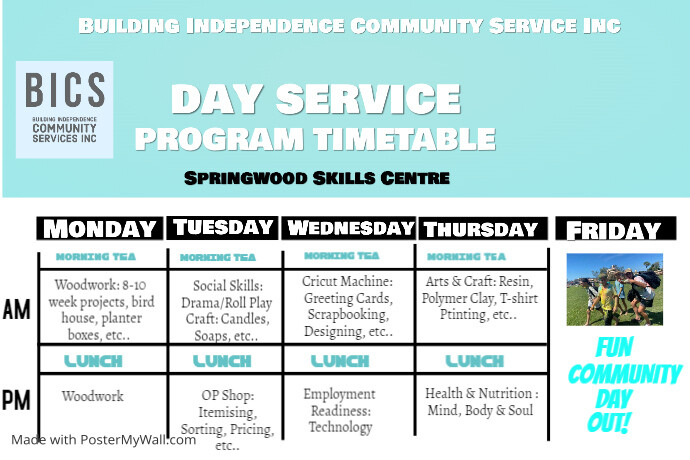 Program Timetable 2023 Springwood | PosterMyWall