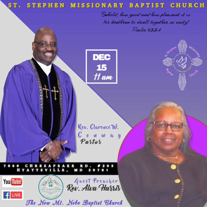 Guest Rev. Harris | PosterMyWall