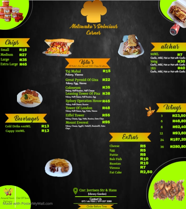 Copy of Order food online/ Restaurant menu | PosterMyWall