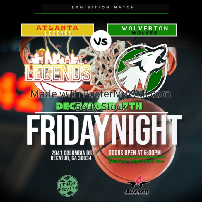 legends vs wolves mar 12 | PosterMyWall