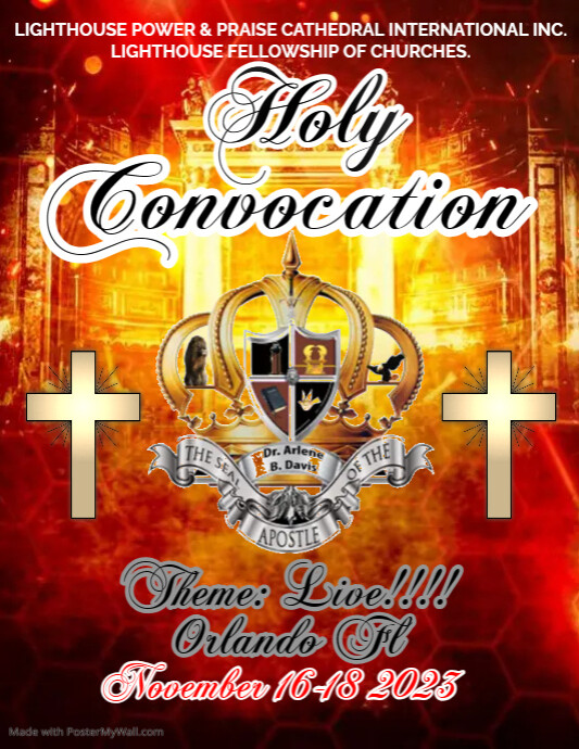 Copy of Holy Convocation , apostolic flyer Jurisdicti (1) | PosterMyWall