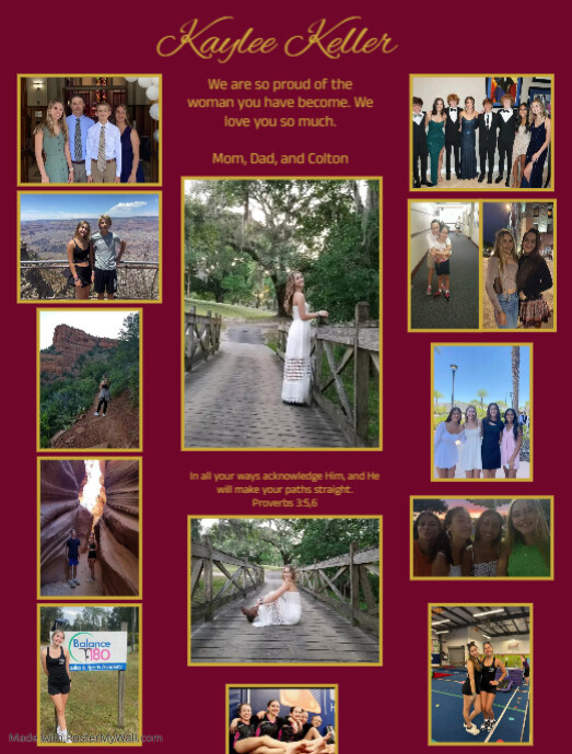 Copy of Kaylee Senior Page | PosterMyWall