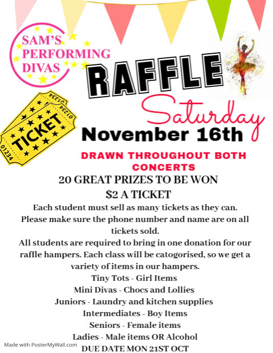 RAFFLE | PosterMyWall