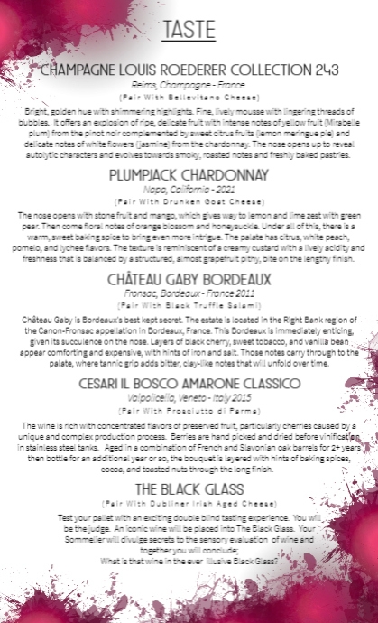 Concierge Menu pg 3 | PosterMyWall