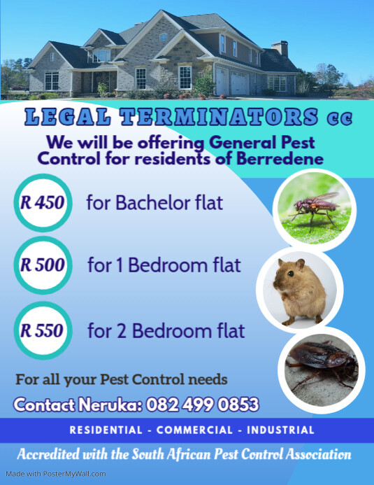 Pest Control Flyer | PosterMyWall