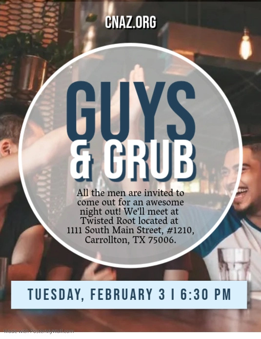 Copy of Church Men's Fellowship Flyer Template | PosterMyWall