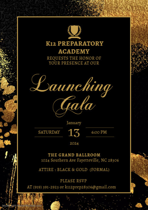 Gala Invitation Template | PosterMyWall