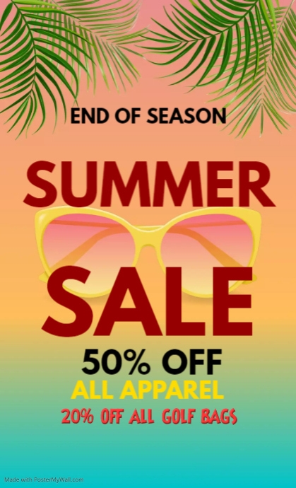 Copy of Summer Sale | PosterMyWall