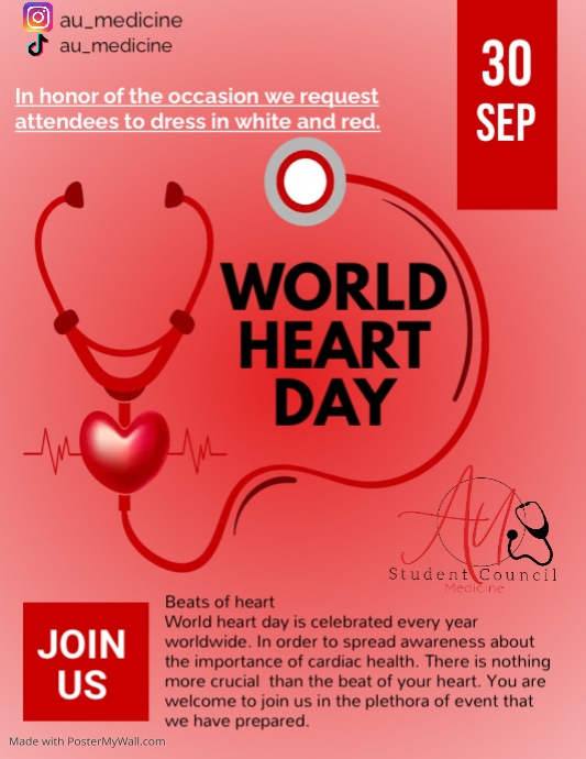 World heart day,event | PosterMyWall