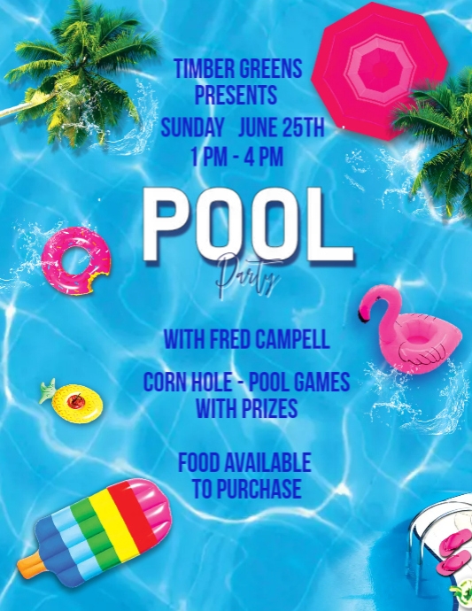 Copy of TG Pool Party June 25 2023 (1) | PosterMyWall