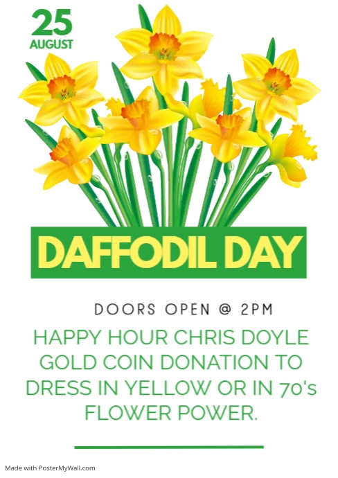 Daffodil Day Poster (1) | PosterMyWall
