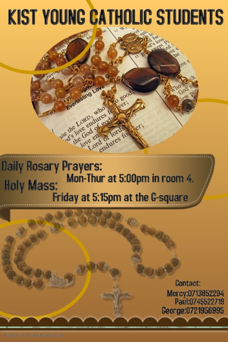 Copy of Month of Holy Rosary | PosterMyWall