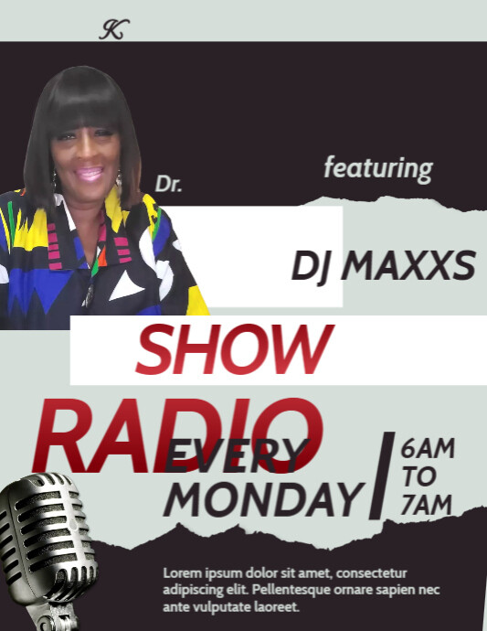 Radio Talk Show Flyer | PosterMyWall