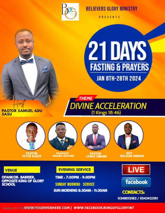 FASTING FLYER | PosterMyWall