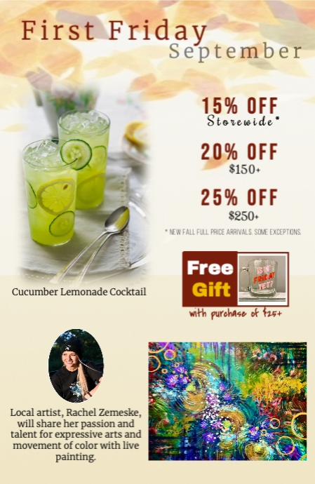 First Friday Sept | PosterMyWall