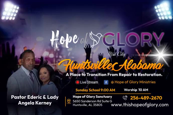 Dedication Service | PosterMyWall