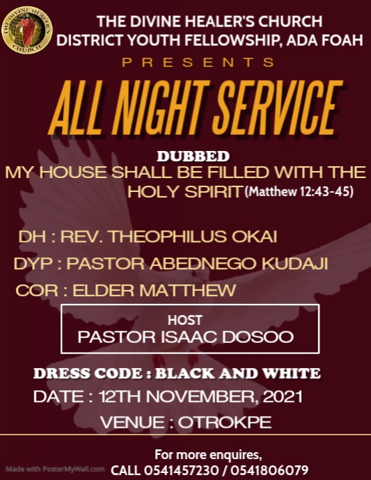 Copy of Church Holy Spirit Conference Event Template | PosterMyWall