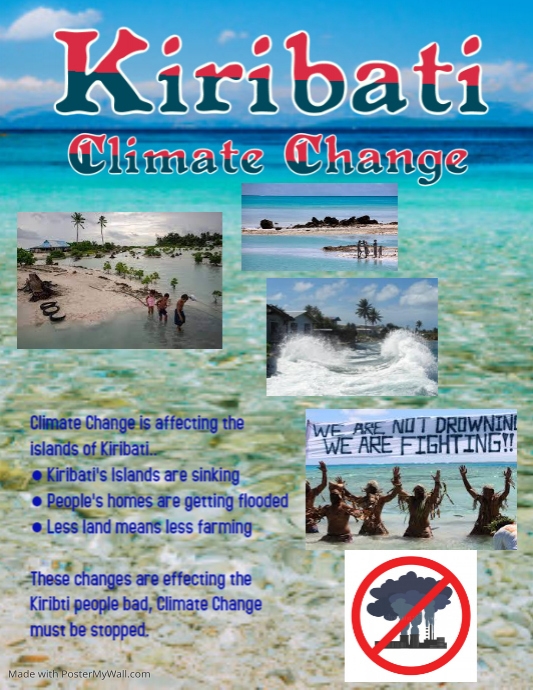 Copy of Kiribati - Climate Change - Simon Roy Romero | PosterMyWall