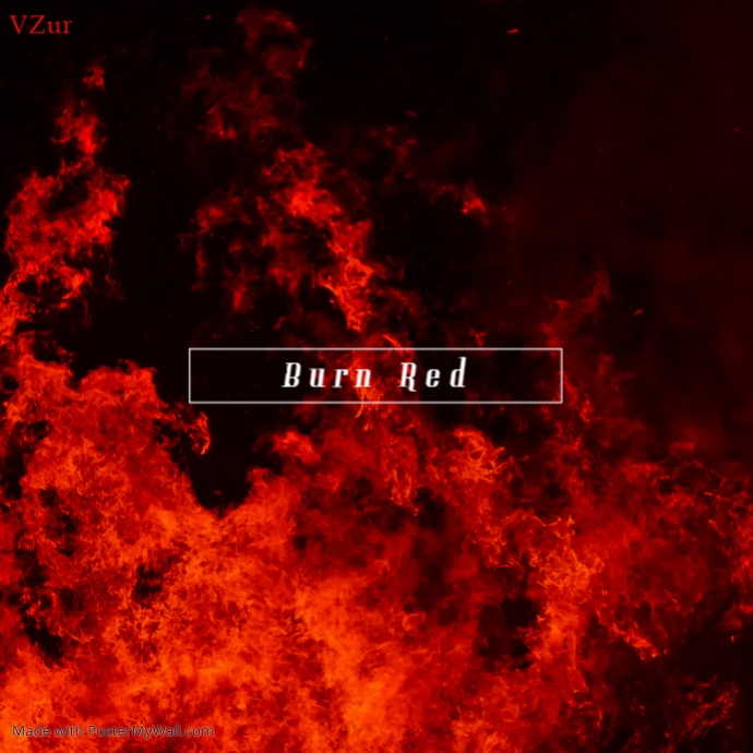 Fire Flames Hot CD Cover Music | PosterMyWall