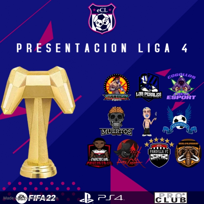 Presentacion liga 4 | PosterMyWall