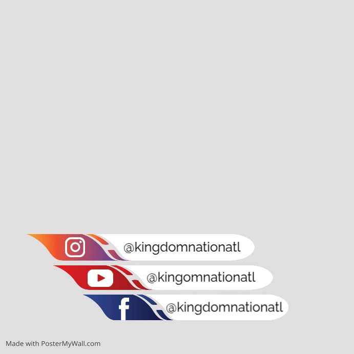 Social media icons | PosterMyWall