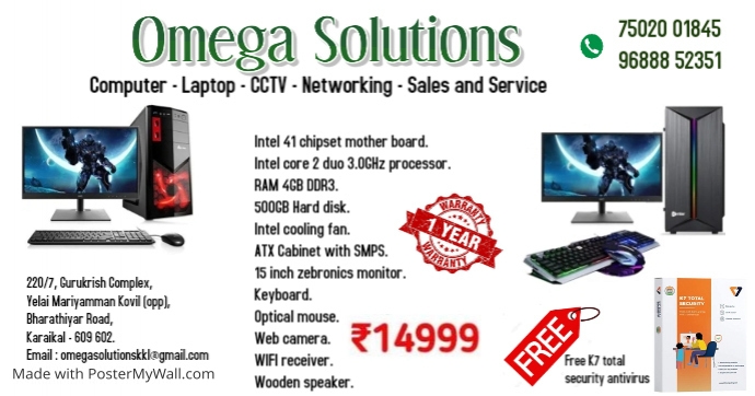 Omega Solutions | PosterMyWall