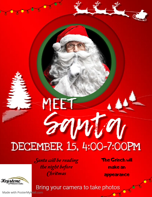 Come meet Santa Flyer Template | PosterMyWall