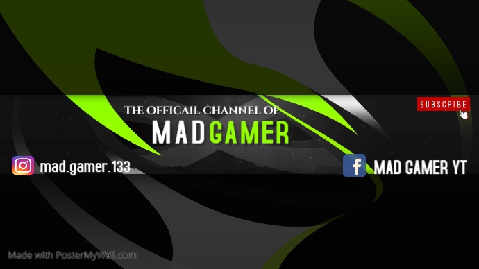 Copy of Copy of youtube banner by belkacem designer | PosterMyWall