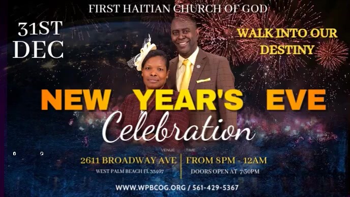 CHURCH CELEBRATION SERVICE AD TEMPLATE (1) | PosterMyWall