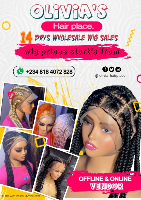 braids flyer | PosterMyWall