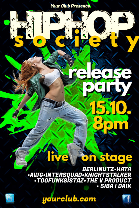 Copy of Hip Hop Party Poster | PosterMyWall