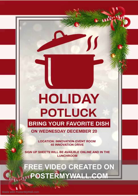Potluck | PosterMyWall