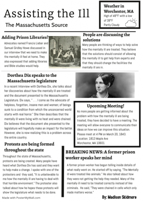 Copy of Women's Day Newspaper Layout | PosterMyWall