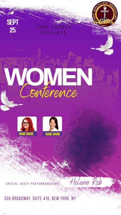 Women Conference Display | PosterMyWall