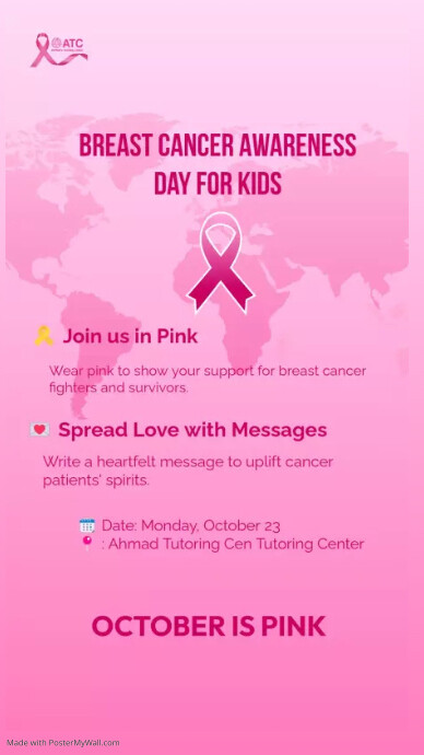 Breast Cancer Awareness Month Poster | PosterMyWall