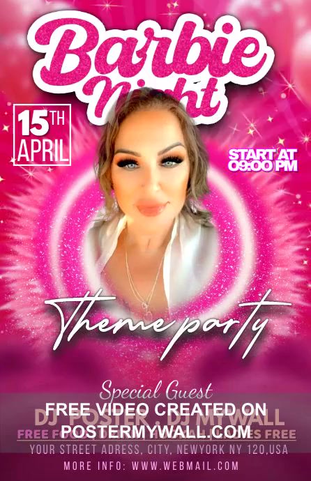 barbie night | PosterMyWall