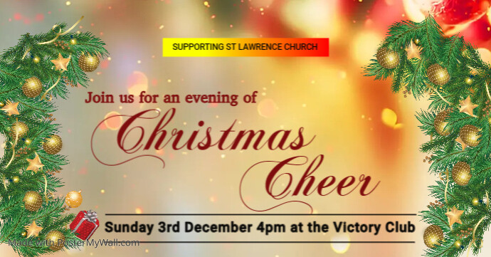 Christmas Cheer FB event | PosterMyWall