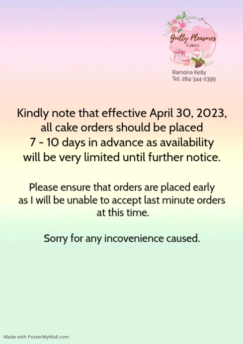 Copy of Customer information Poster flyer closed | PosterMyWall