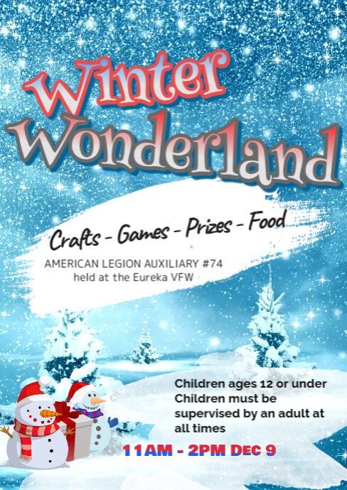 Winter Wonderland Flyer | PosterMyWall