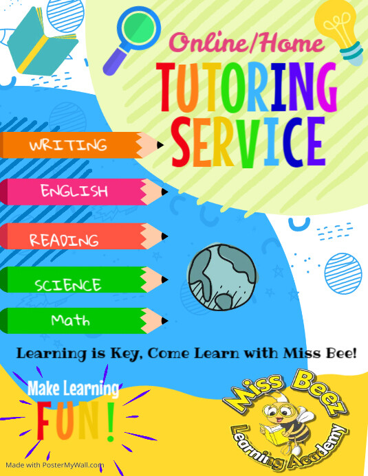 Online Tutoring Service Flyer | PosterMyWall