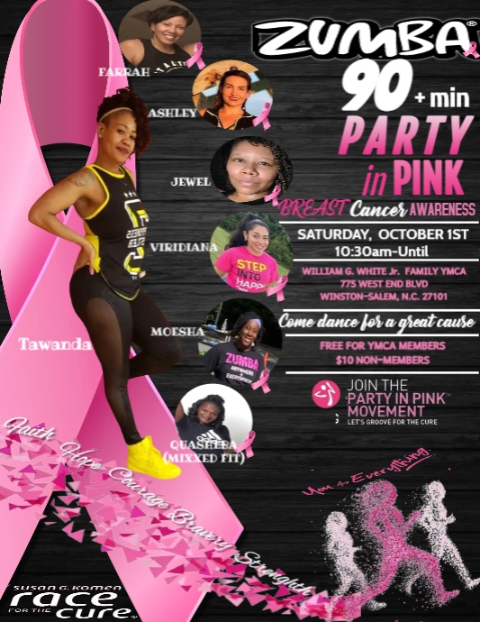 Breast cancer flyers,event flyer | PosterMyWall