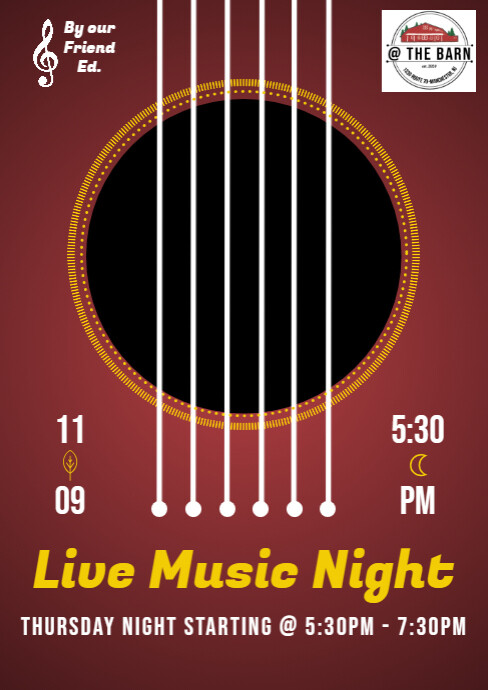 LIVE CONCERT POSTER | PosterMyWall