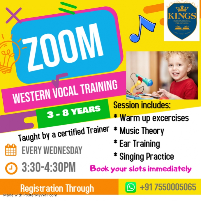 Copy of Zoom Online Classes Mathematic Poster | PosterMyWall