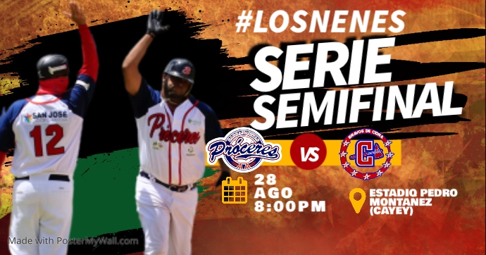 Copy of Copia de Baseball game Template Facebook | PosterMyWall