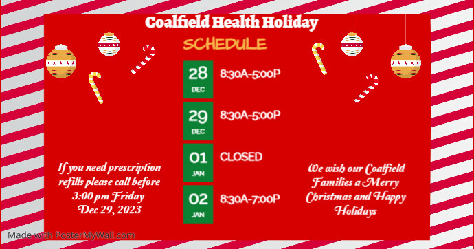 Christmas schedule | PosterMyWall