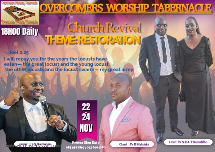 Sunday service template | PosterMyWall